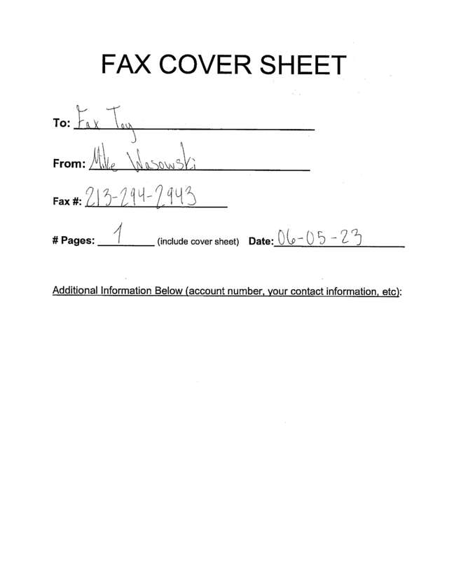 Fax Toy - Random Stuff You Fax To Us