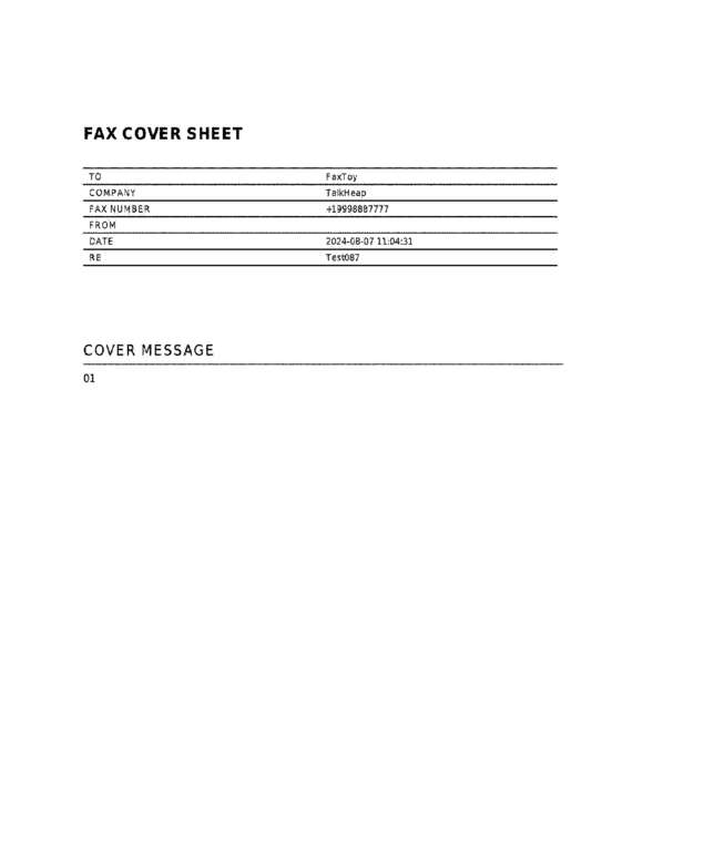 Fax Toy - Random Stuff You Fax To Us